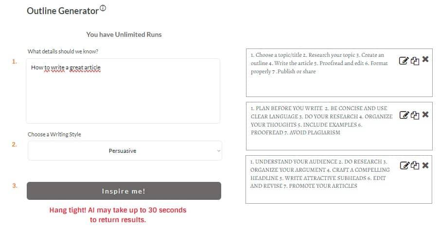 How to Use AI to Create Blog Post Outlines - Article For U